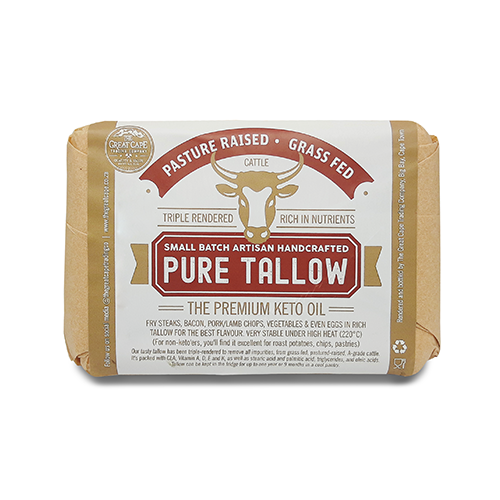 Pure Tallow from Grass-fed Pasture-reared Cows | 300g Brick | The Great ...