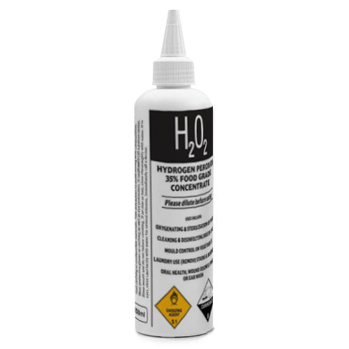 Hydrogen Peroxide 35% Food Grade 250ml | The Great Cape